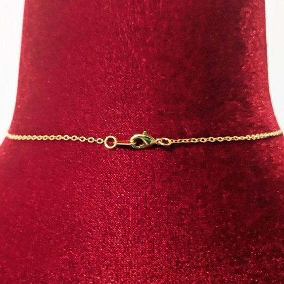 Jewelry | Puffy Black Gold Heart 18 16k Gold Chain | Poshmark